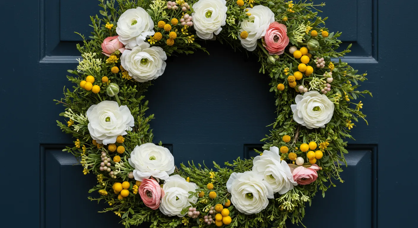 Creative Ways to Use Faux Wreaths All Year Long - Dwellect